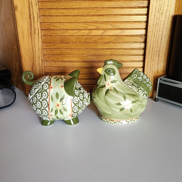 Temp-Tations | Kitchen | Temptations By Tara Figural Pig Chicken ...